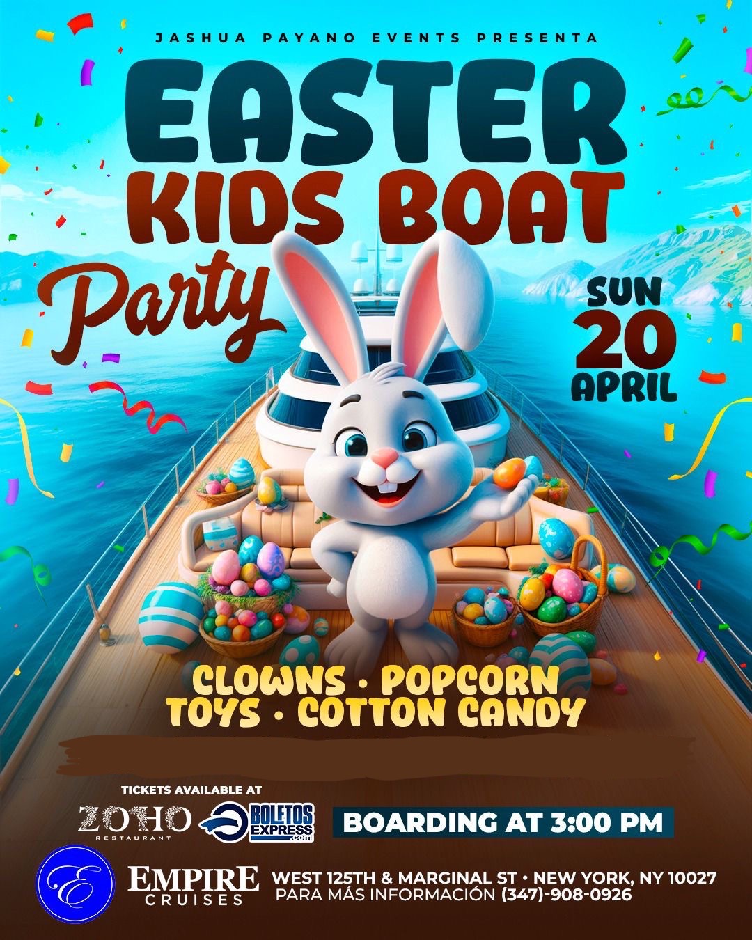 EASTER KIDS BOAT PARTY Tickets - Demo Site